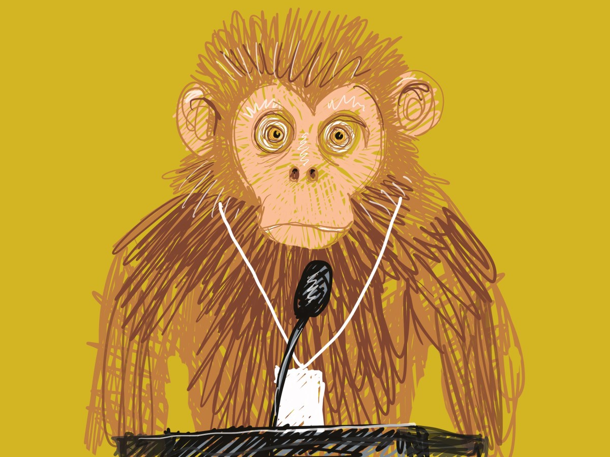 Monkey speak. – Danny Gregory