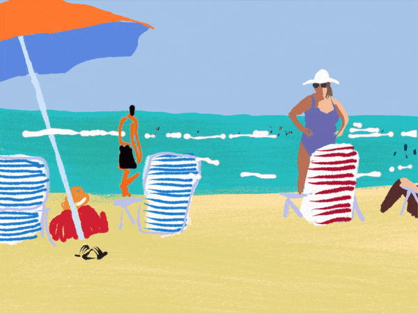 Summer Beach Animated Gifs Tropical Summer Beach Fish Clear Water GIF